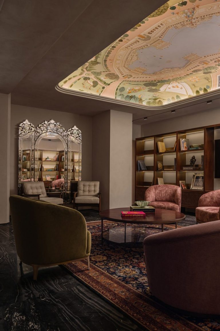 Ceiling murals at MoMH, Jaipur - CraftCanvas